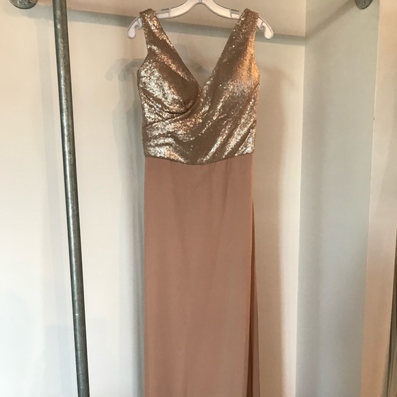 Bari Jay | Dresses | Bari Jay 68 Sequin Chiffon Gown | Poshmark